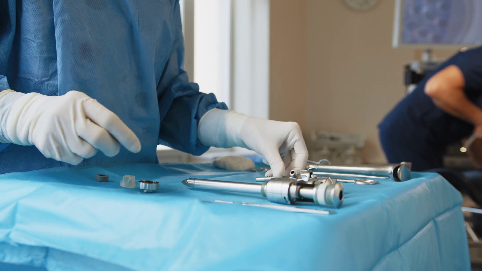 Medical Tools Are Placed Upon Table In Stock Footage SBV-348457229 ...