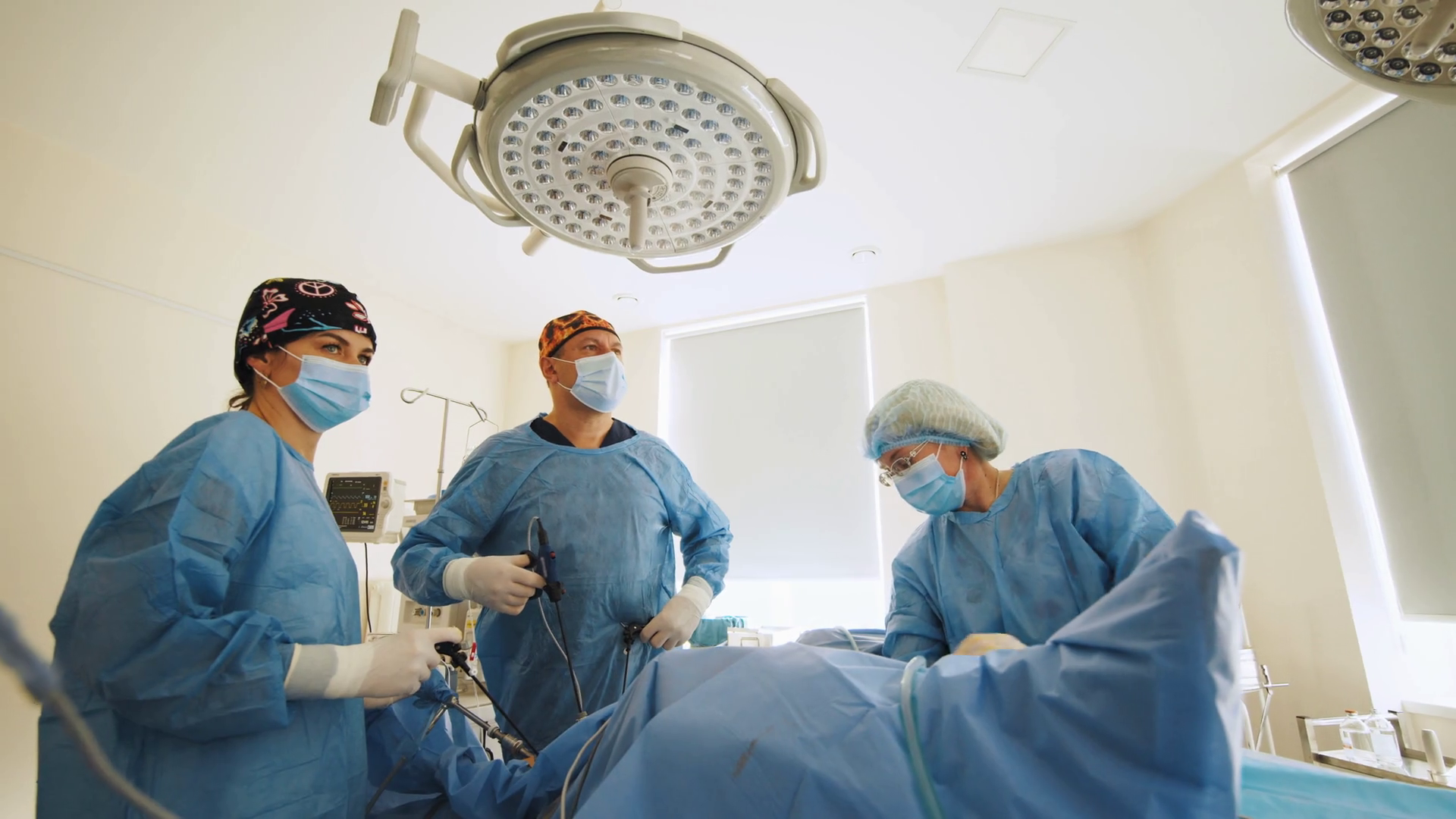 Surgeons Team Preforming Operation In Stock Footage SBV-348507353 ...