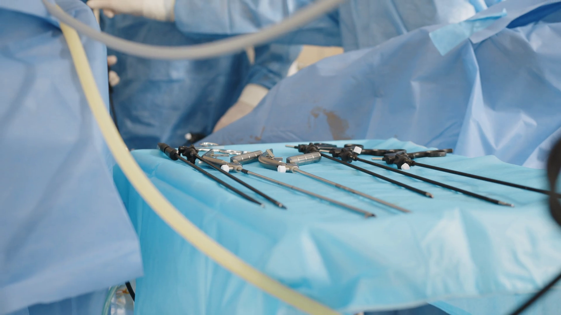 Operation Using Laparoscopic Equipment Stock Footage SBV-348507930 ...