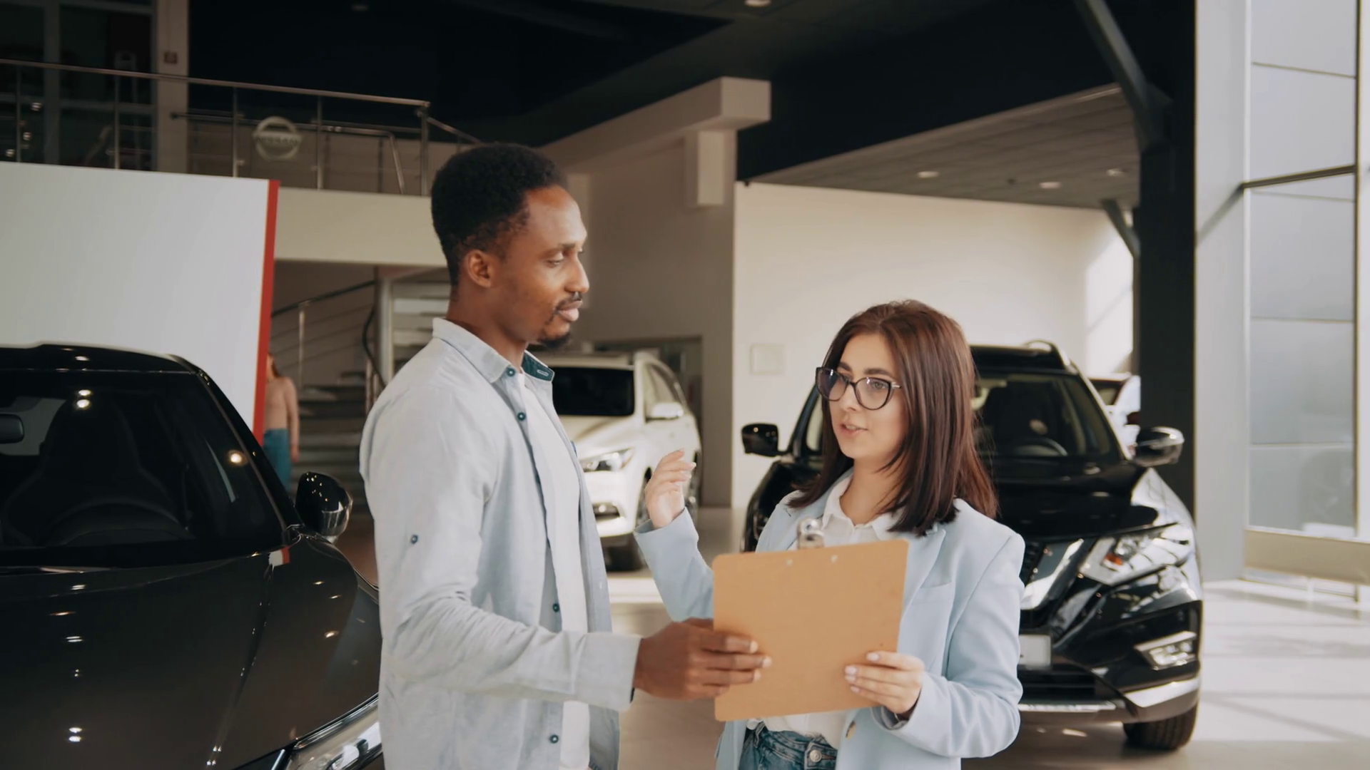 Selling Purchase Concept Car Dealership Car Stock Footage SBV-348458022 ...