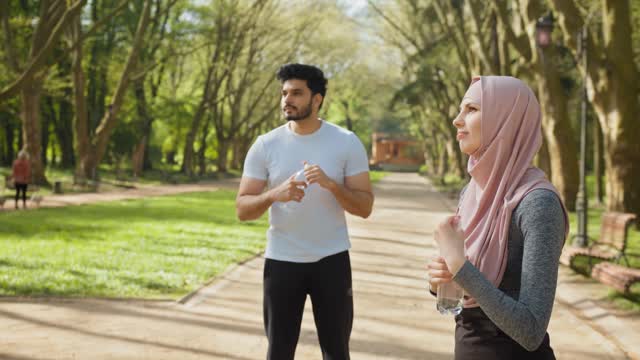Muslim Women Drink Water Stock Footage: Royalty-Free Video Clips ...