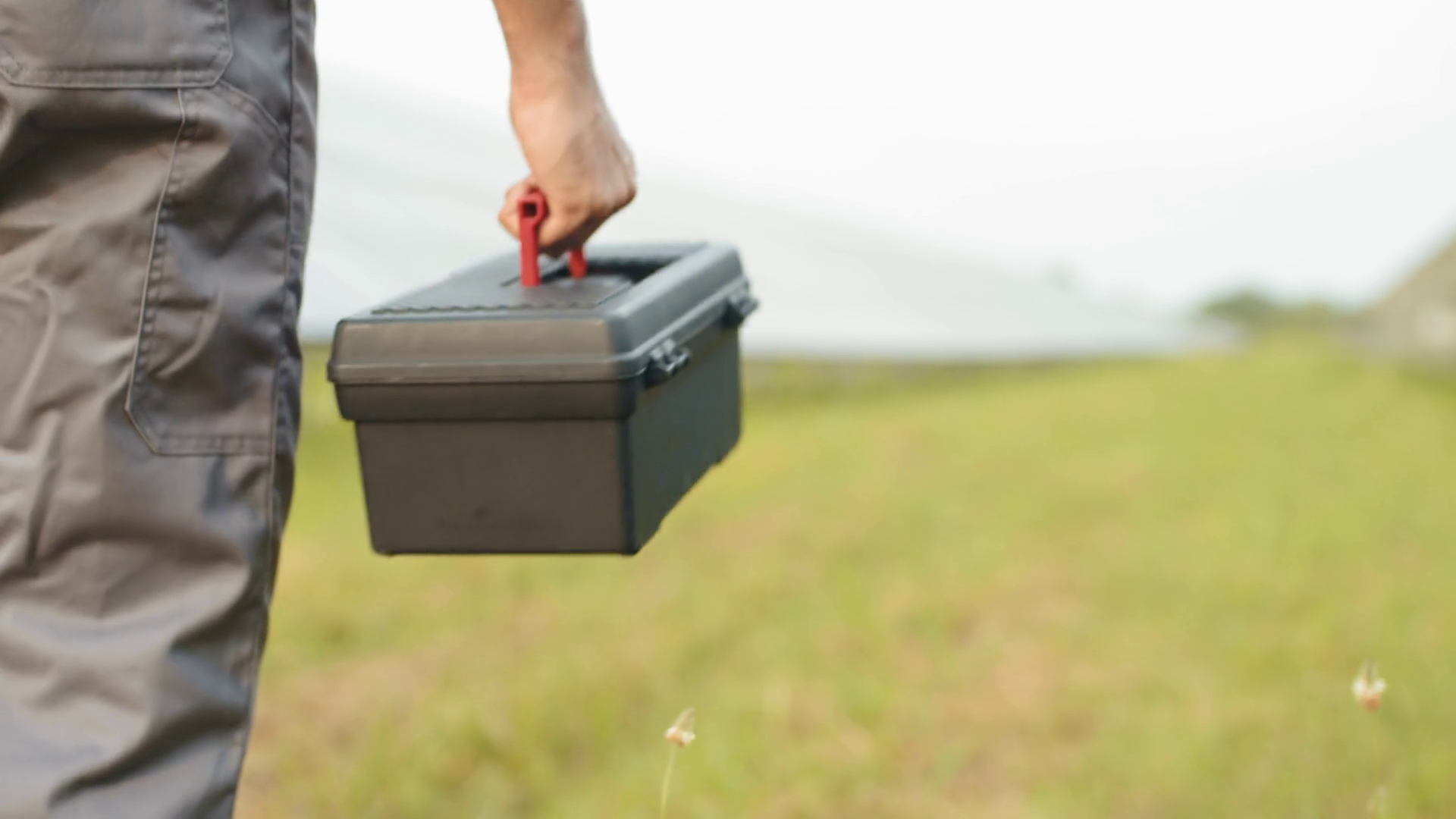 Close-up Of Toolbox In Hand Of Solar Power Stock Footage SBV-348482153 ...