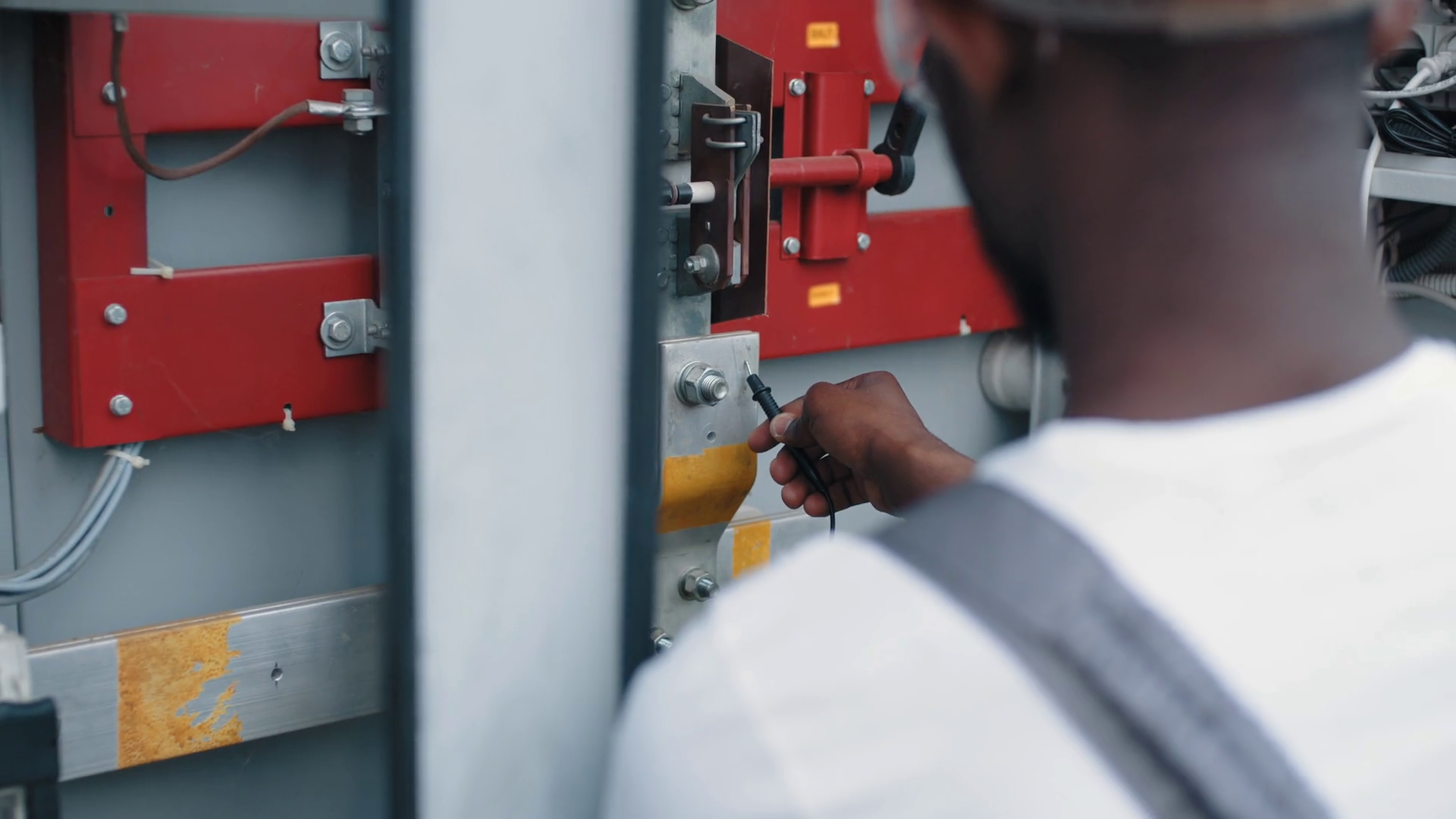 African American Electrician In Safety Stock Footage SBV-348482995 ...