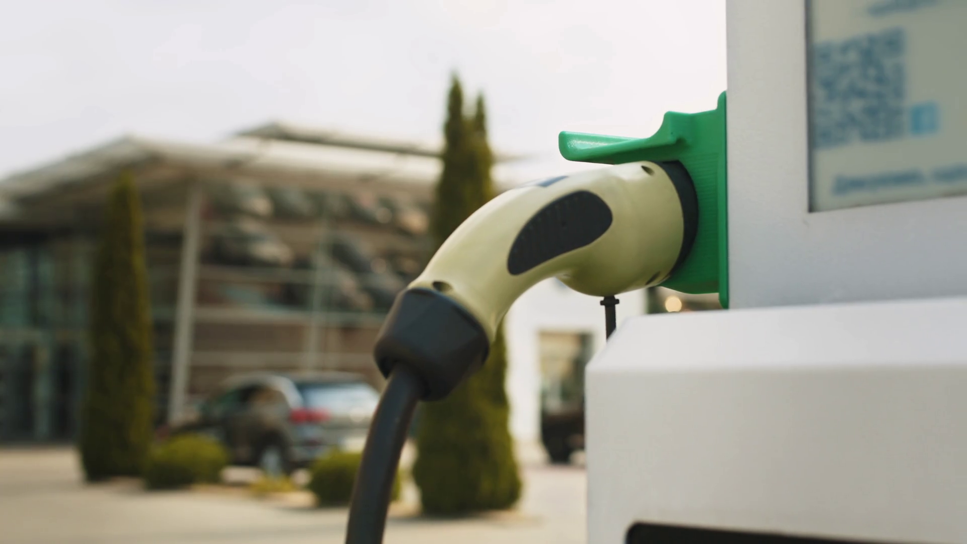 Hand Pulling In Cable From Ev Car Charger Stock Footage SBV-348510612 ...