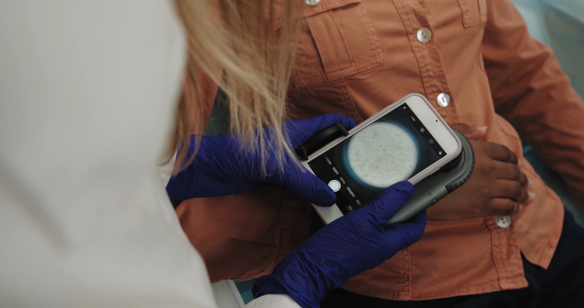 Dermatologist Examines Skin Professional Stock Footage SBV-348527387 ...