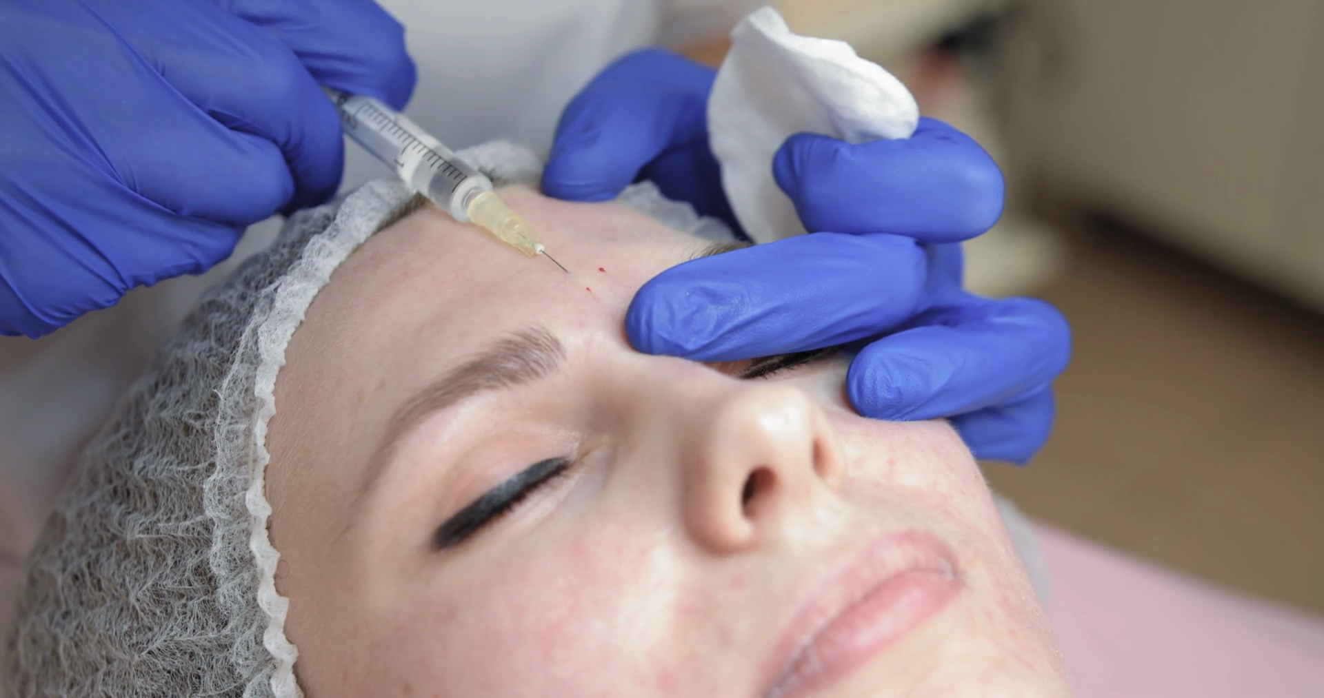 Botox Injection Closeup Of Hands Of Stock Footage SBV-348539091 ...