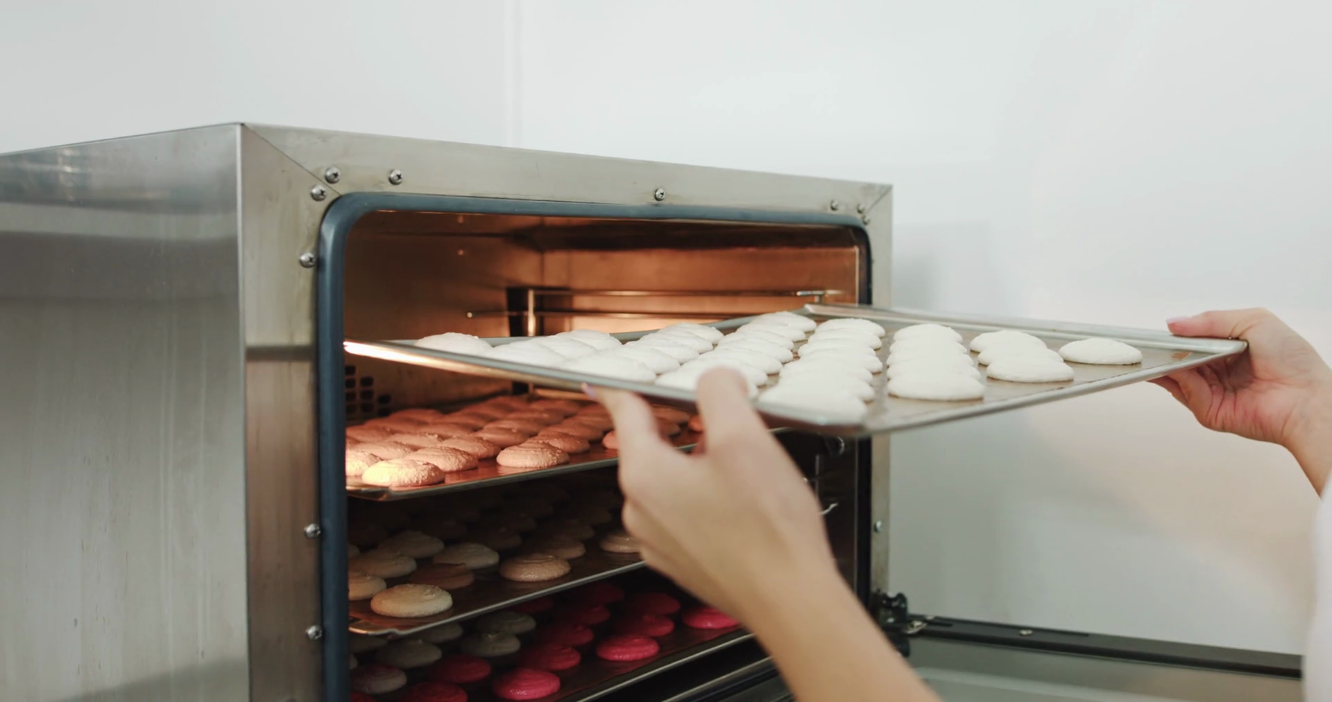 Confectionery Preparation Process Chef Stock Footage SBV-348545707 ...