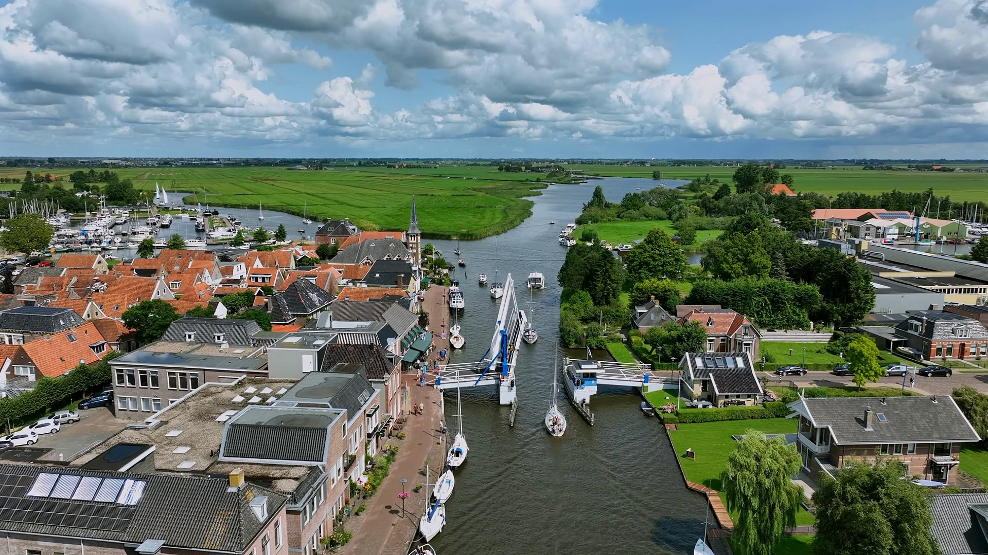 Aerial Video Timelapse From Drawbridge In Stock Footage SBV-352555144 ...