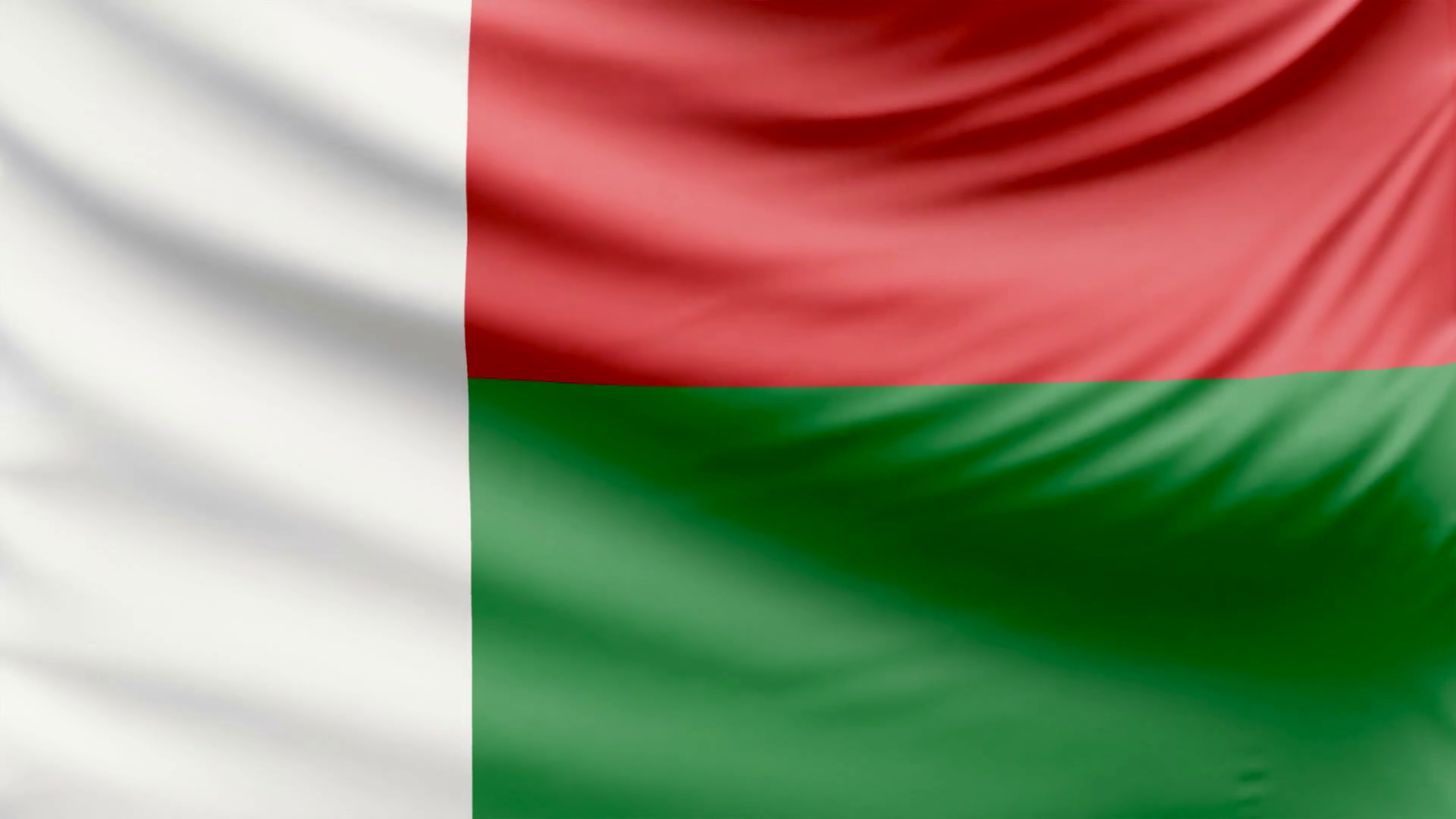 Realistic Beautiful Madagascar Flag 4k Stock Motion Graphics SBV ...