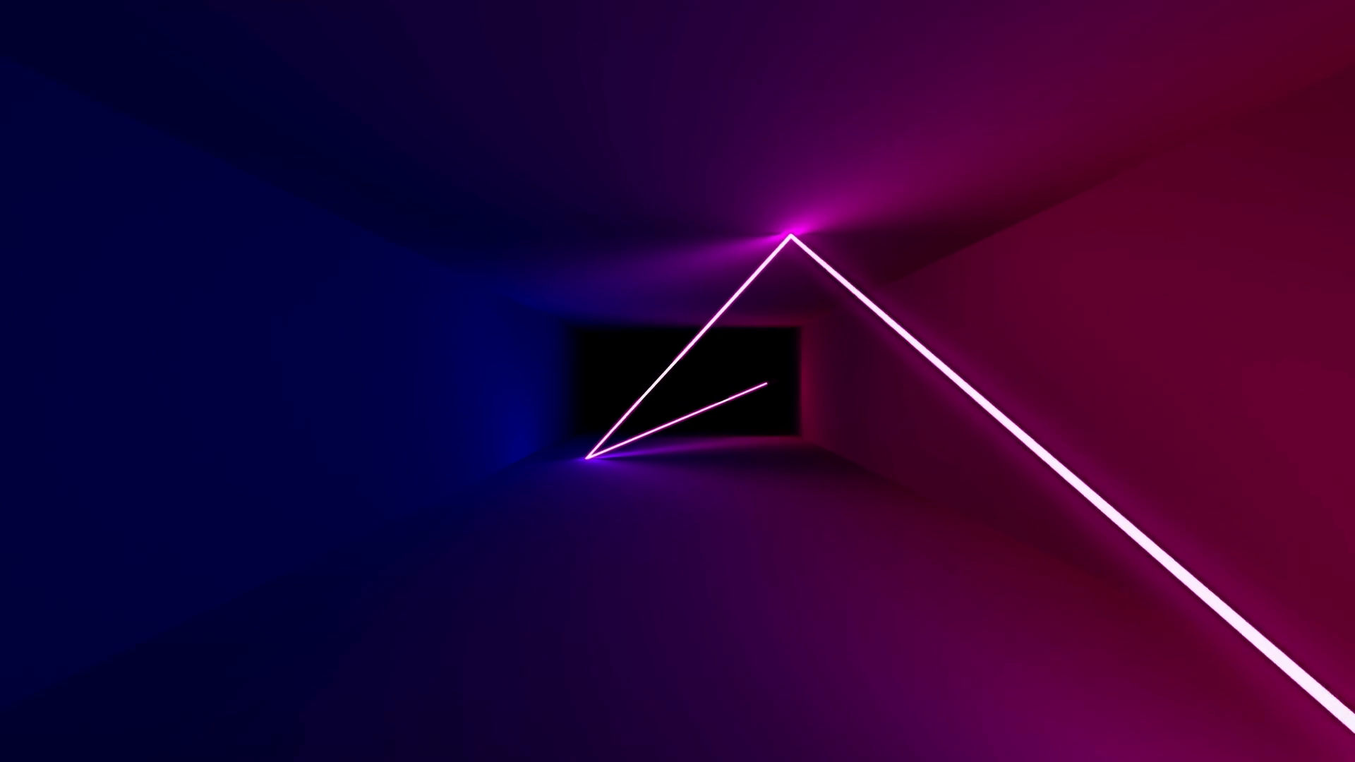 Abstract Animation: Neon Light Lines Moving Stock Motion Graphics SBV ...