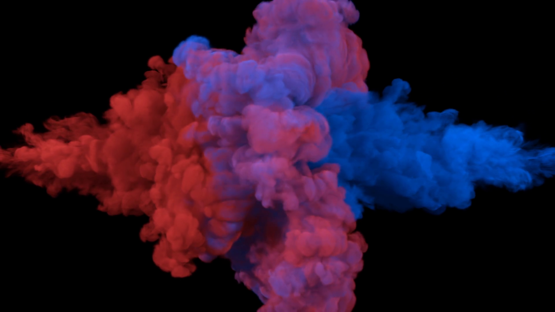 Collision Of Colored Smoke L Collapse Of Stock Motion Graphics SBV ...