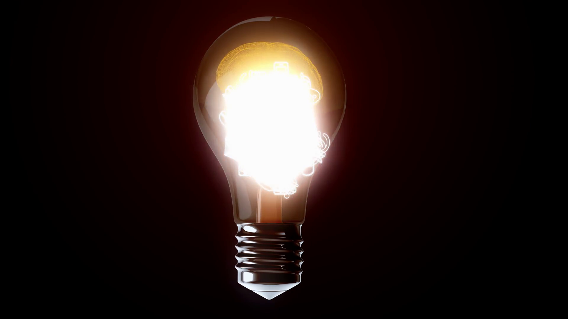 Plexus social icons. Lamp, brain, idea. Stock Video Footage 00:18 SBV ...