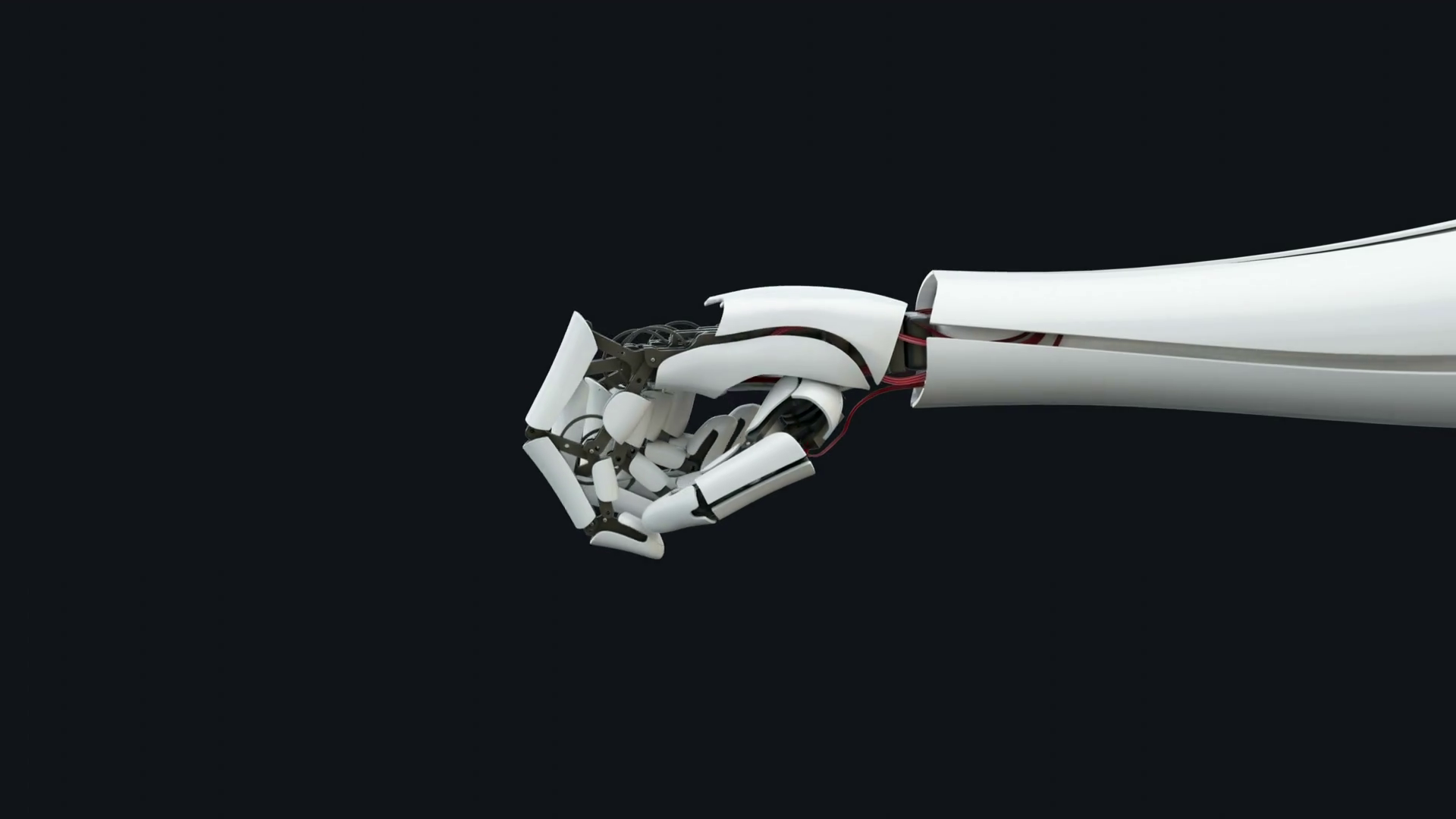 Robot Arm Bionic Prosthesis Push Button Stock Footage SBV-333872058 ...