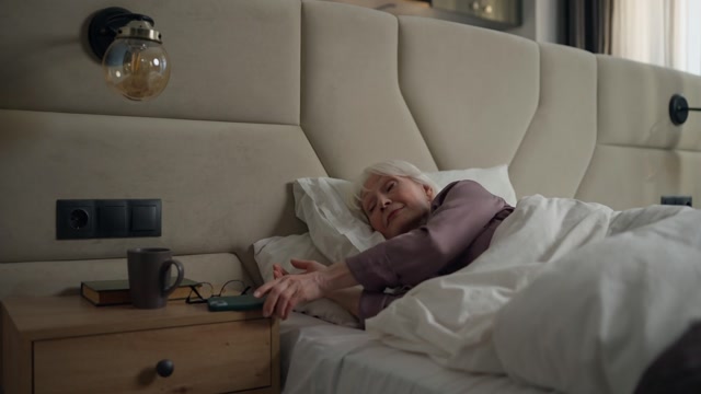Old Woman Sleep Stock Footage: Royalty-Free Video Clips - Storyblocks
