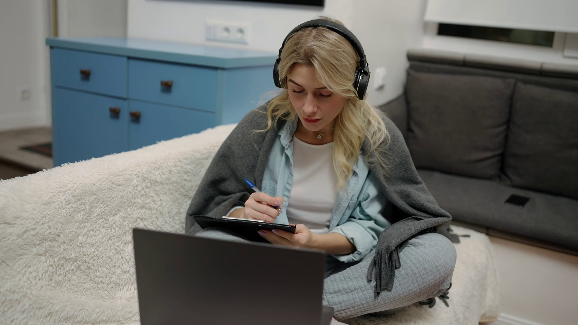 Remote Work Social Distance Learning From Stock Footage SBV-347476175 ...