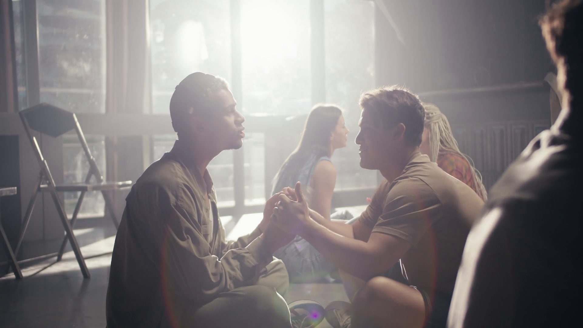 Lgbt Group Therapy: Couple Of Guys Hold Stock Footage SBV-347757684 ...