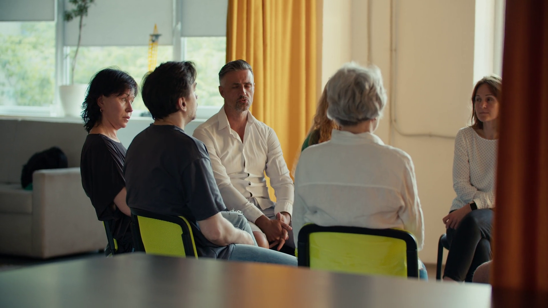 An Overview On Group Therapy Adults Group Stock Footage SBV-347758583 ...