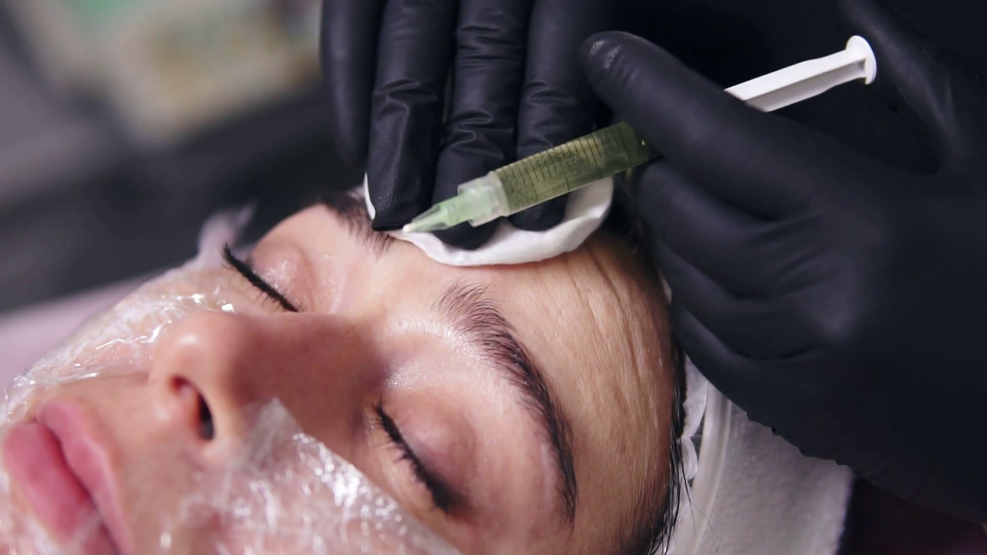 Doctor Makes Multiple Injections In Woman's Stock Footage SBV-346430820 ...