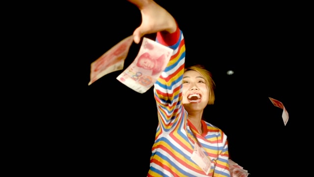 Happy Falling Money Stock Footage: Royalty-Free Video Clips - Storyblocks