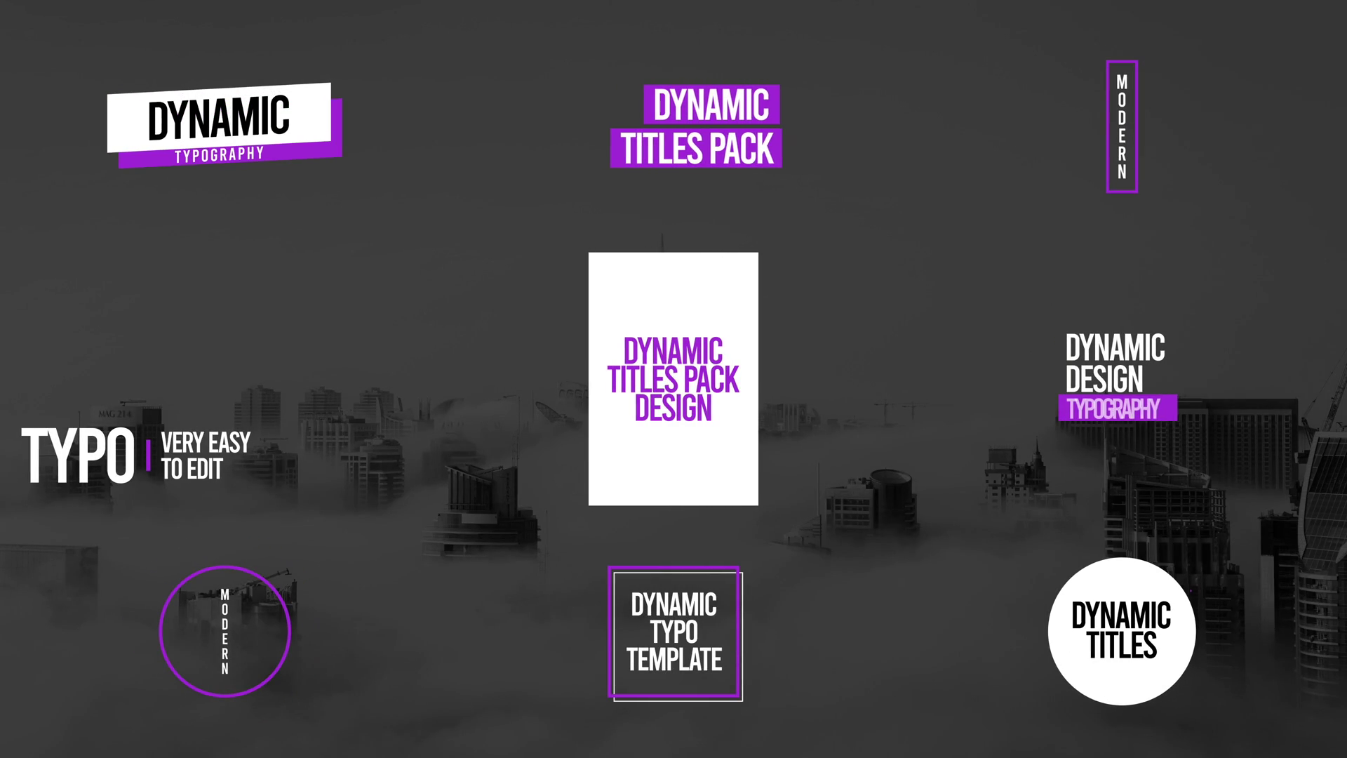 Dynamic Titles Pack V2 | After Effects 01:14 SBV-346890601 - Storyblocks