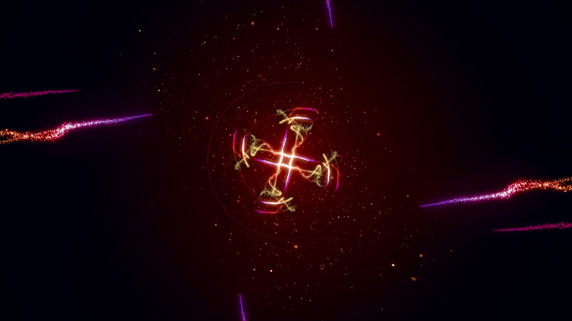 Abstract Shining Particle Flower 3d Stock Motion Graphics SBV-336815202 ...