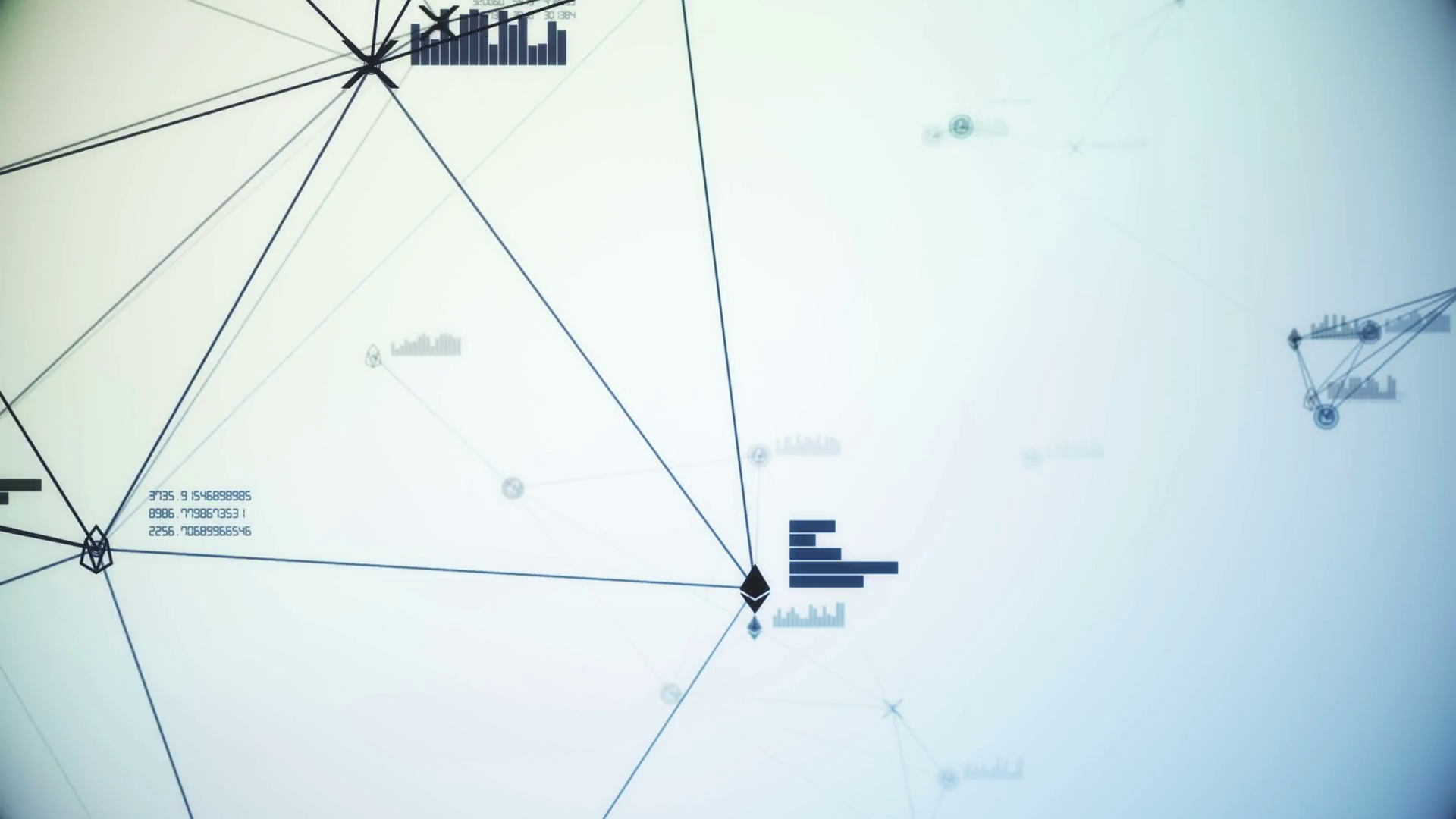 Futuristic Abstract Blue Cryptocurrency Stock Motion Graphics SBV ...