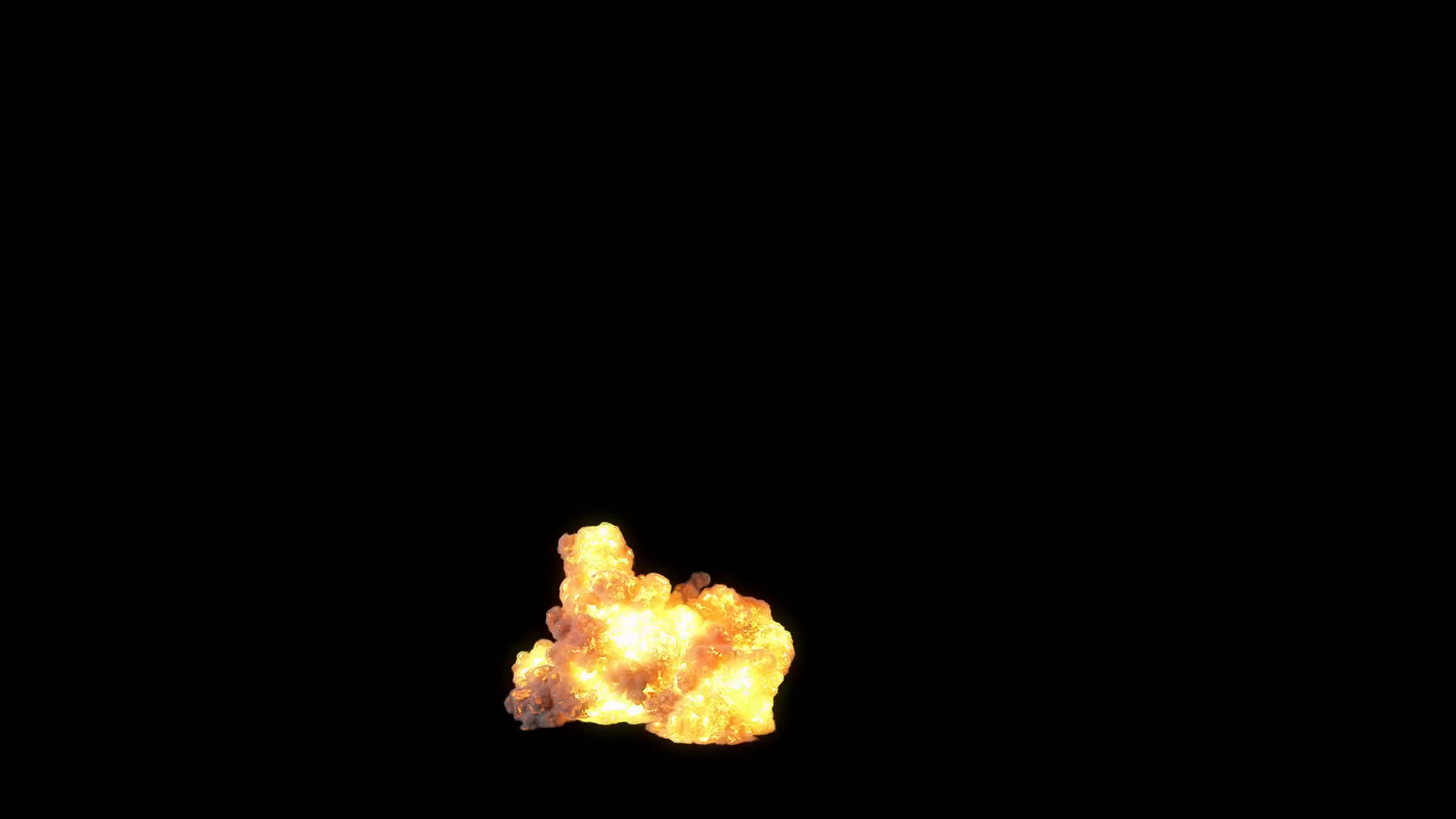 Realistic Fireball Explosion With Huge Smoke Stock Motion Graphics SBV ...
