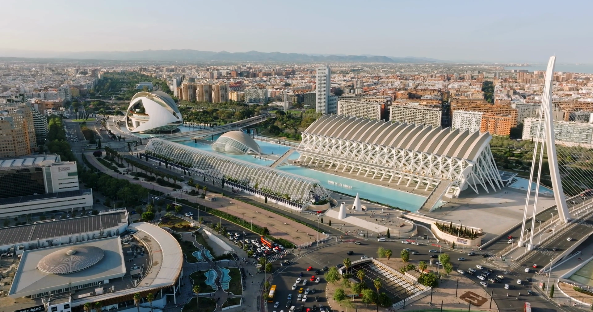Valencia City Spain 15 April 2024: City Of Stock Footage SBV-349038071 ...
