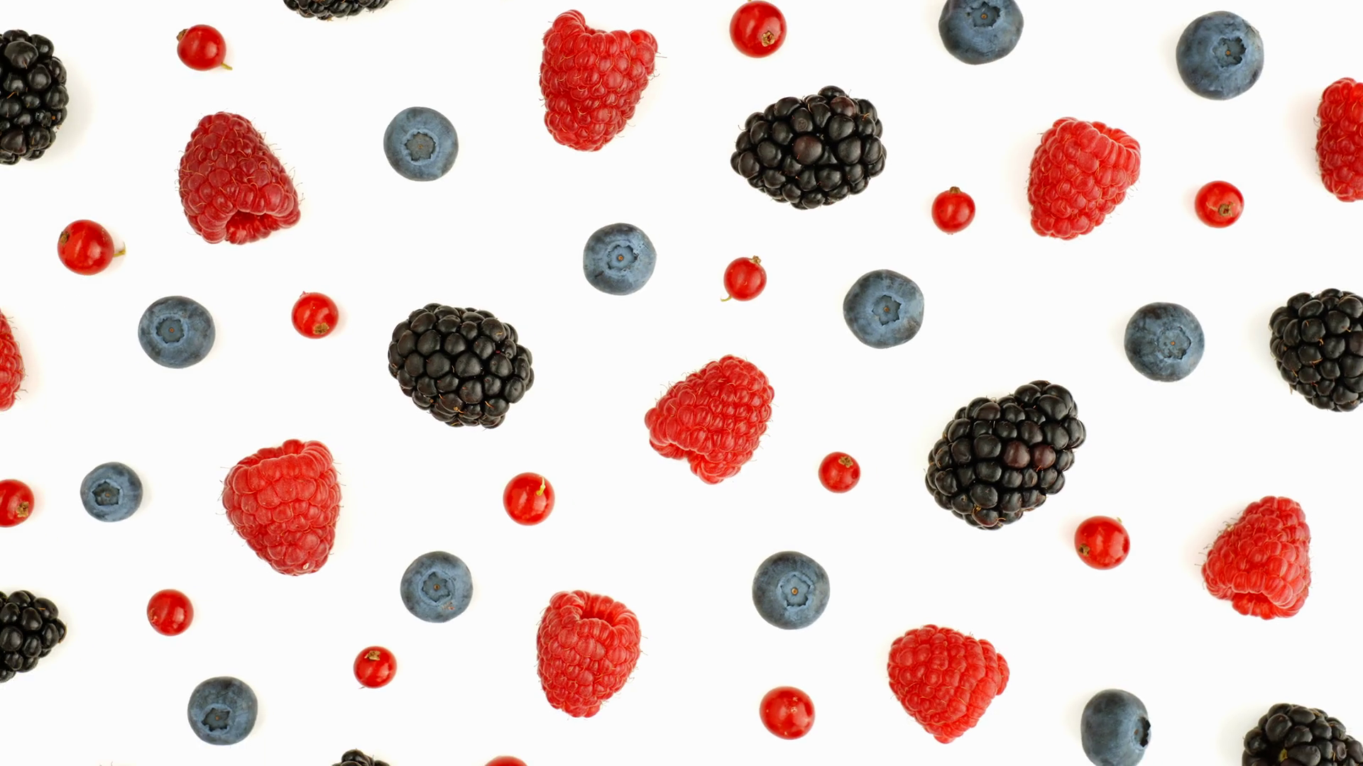 Fresh Raspberries Blackberries Blueberries Stock Footage SBV-348484082 ...