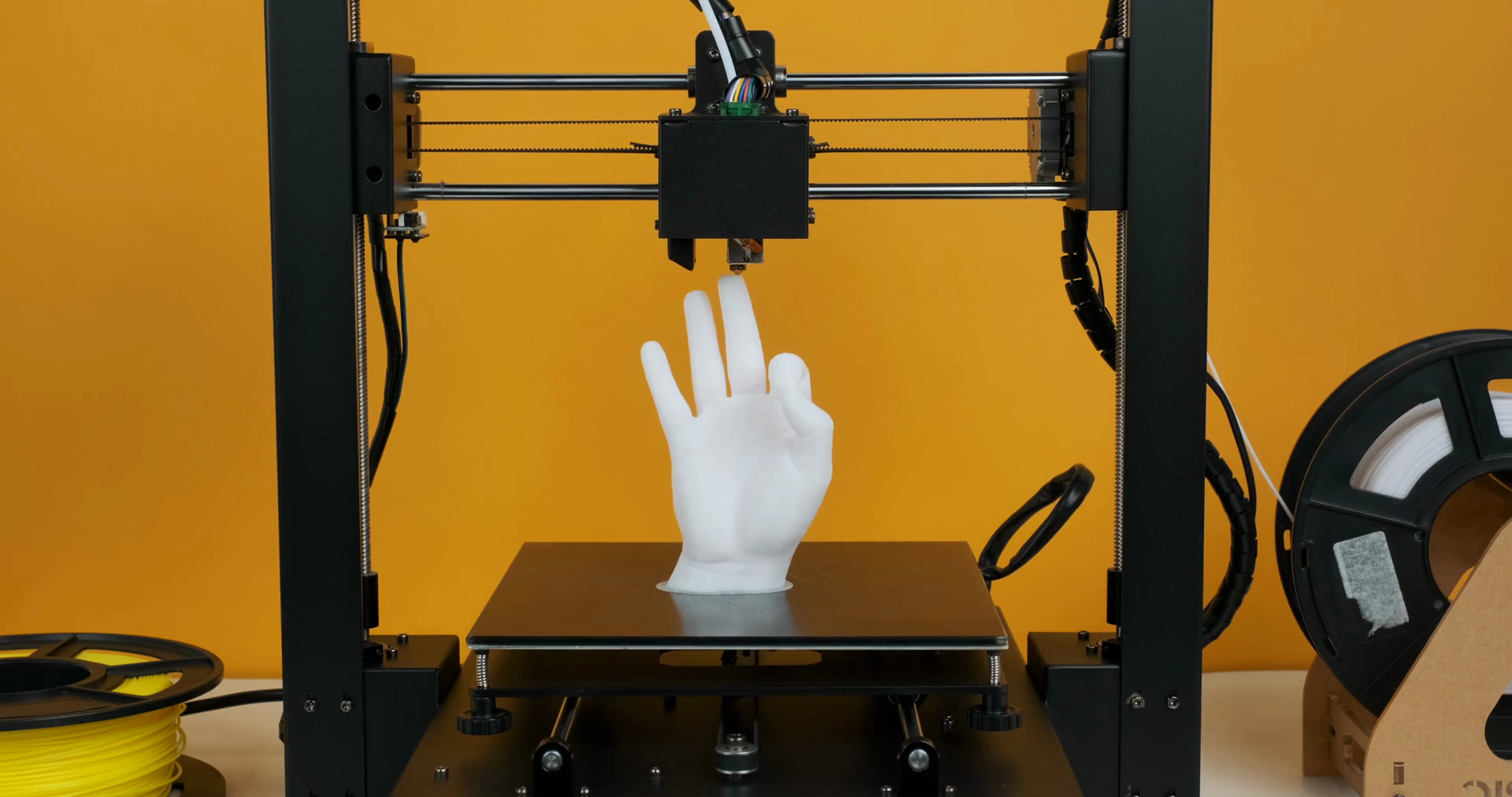 Speed 3d Printer Prints Model Hands Made Of Stock Footage SBV-347355695 ...