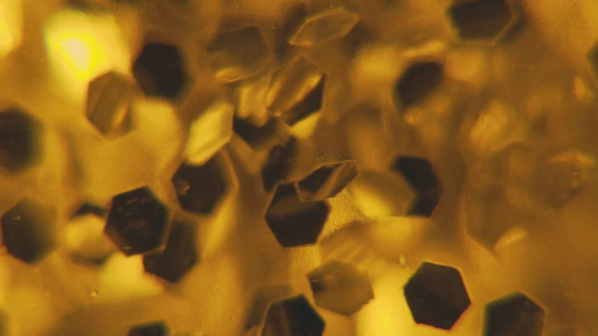 Floating Flare Bokeh Star On Yellow Stock Footage SBV-347469809 ...