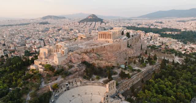 Athens Drone Stock Footage: Royalty-Free Video Clips - Storyblocks