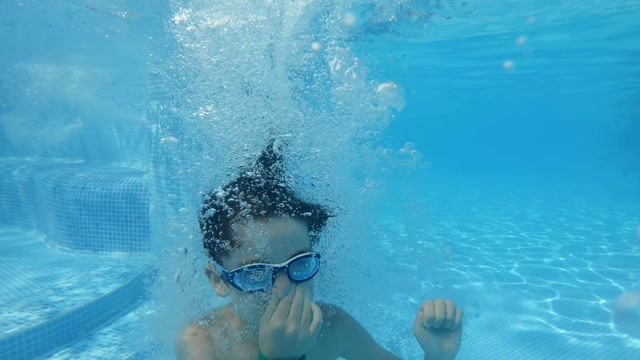 Underwater Splash Person Stock Footage: Royalty-Free Video Clips ...