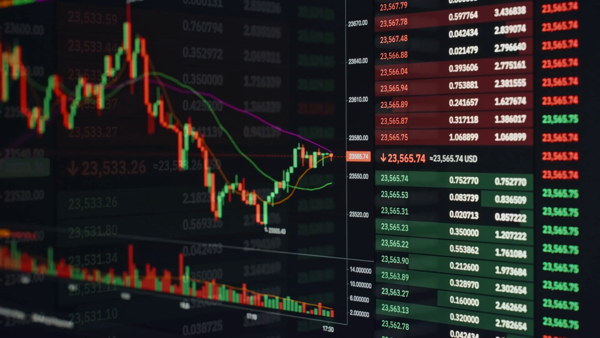 Terminal Graph Of Crypto Currency Online Stock Footage SBV-347551341 ...