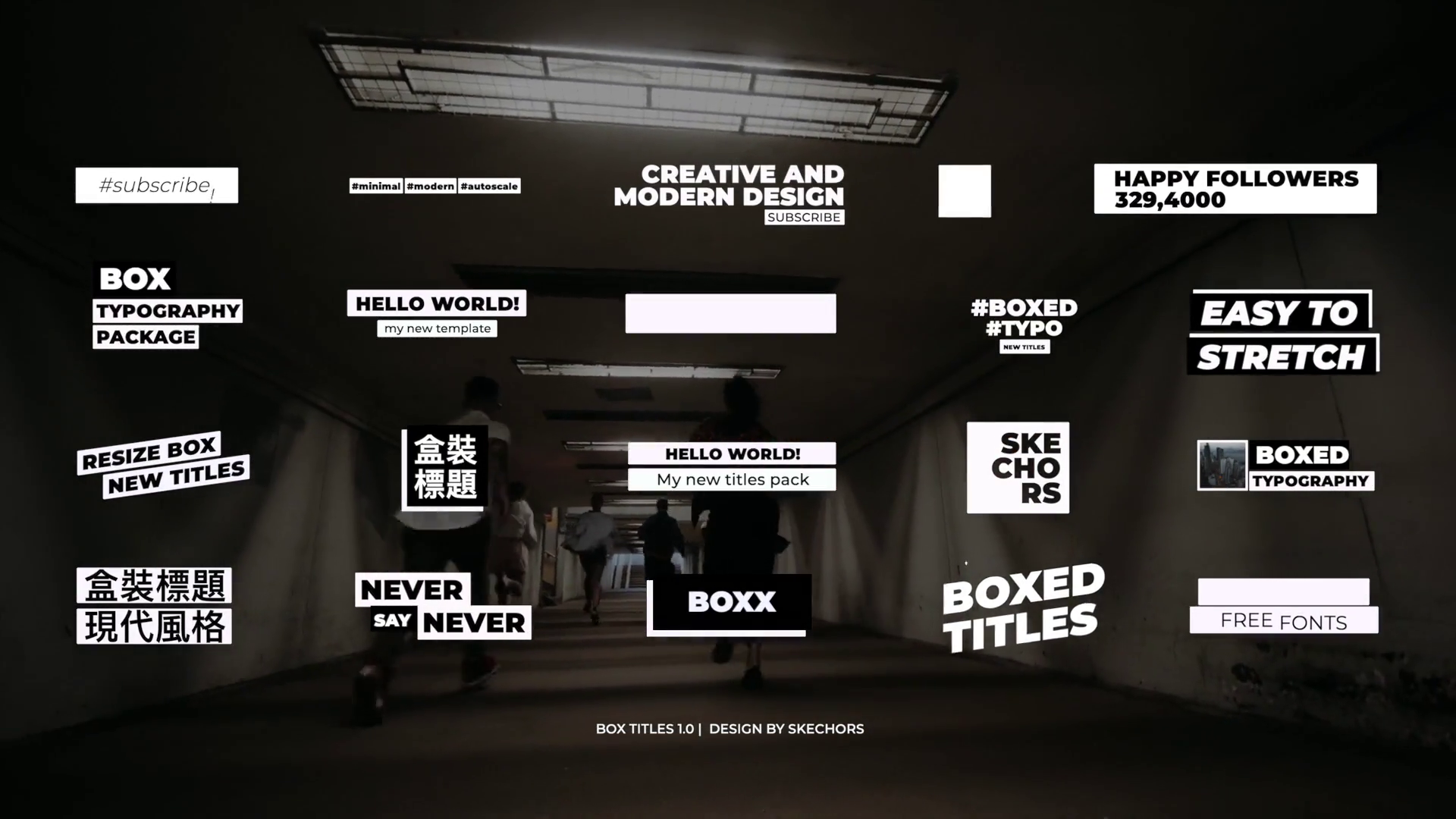 Box Titles | After Effects 00:59 SBV-346763530 - Storyblocks