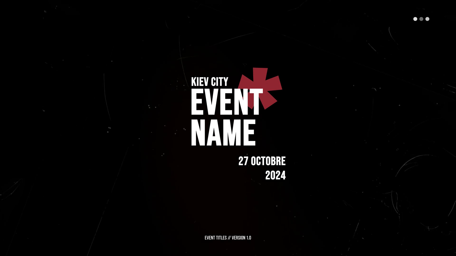 Premiere Pro Template: Event Titles | Pp SBV-348760768 - Storyblocks