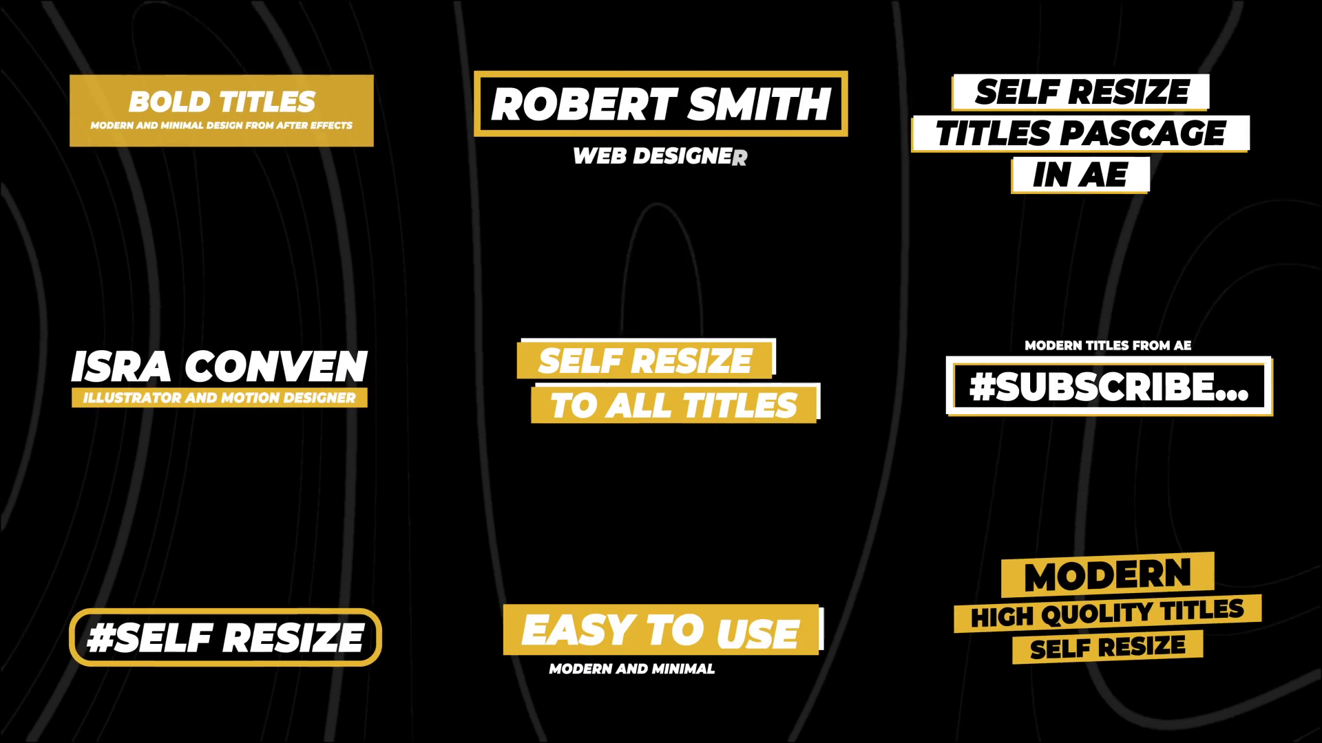 Modern Bold Titles Template SBV-339023011 - Storyblocks