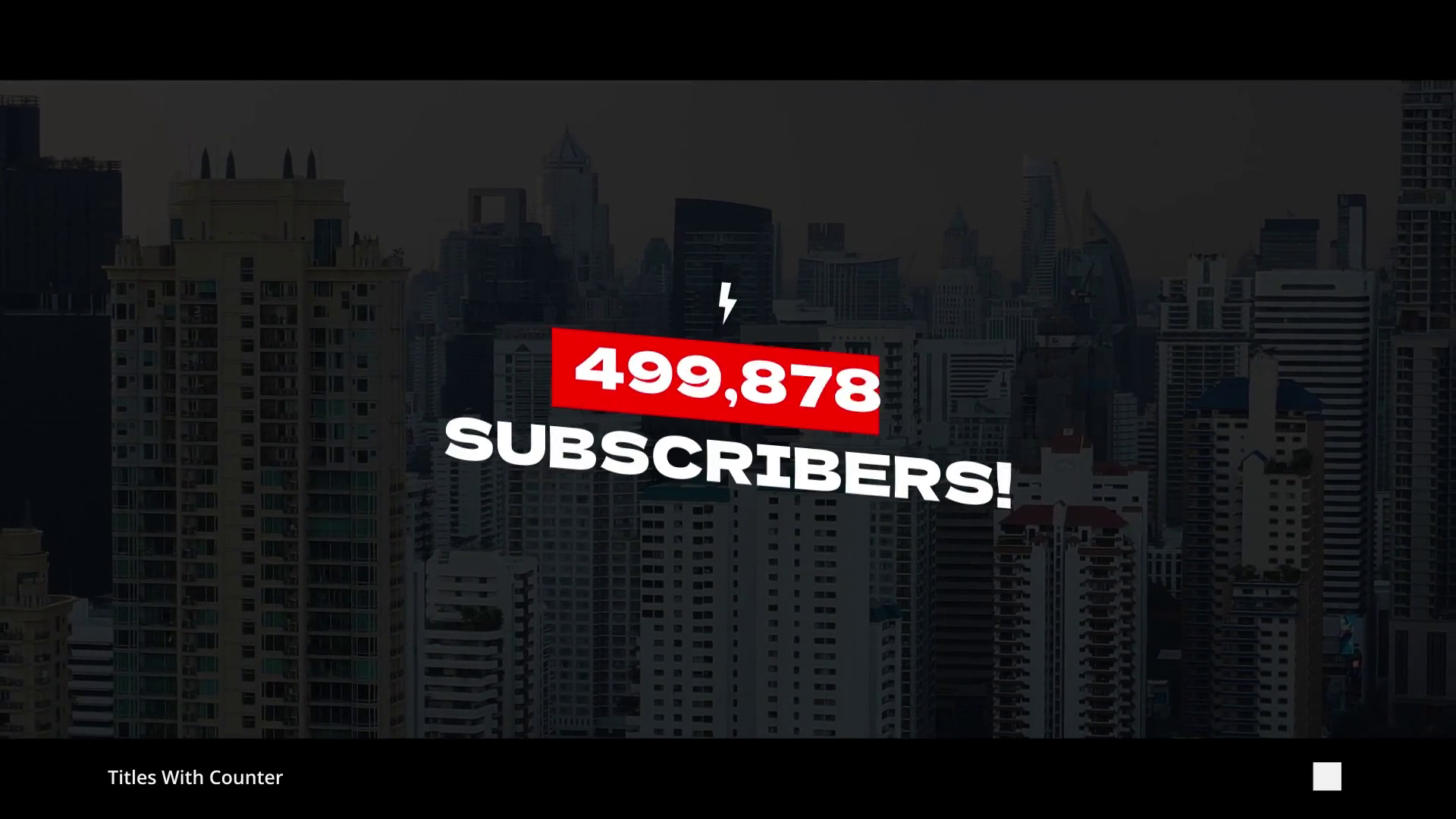 AE Template: Titles With Counter | Ae SBV-351688066 - Storyblocks