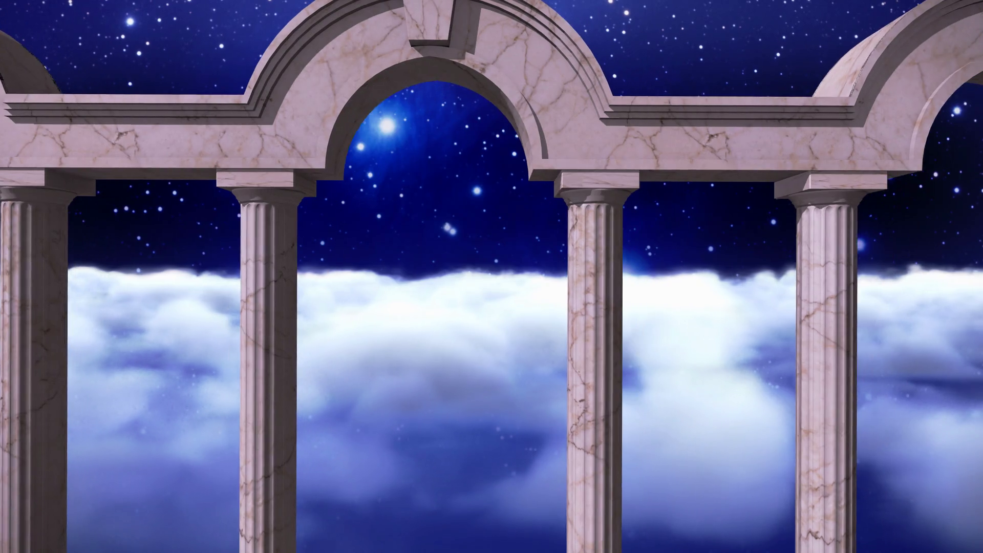 Ancient Greek Temple In Space With Sculpture Stock Motion Graphics SBV ...