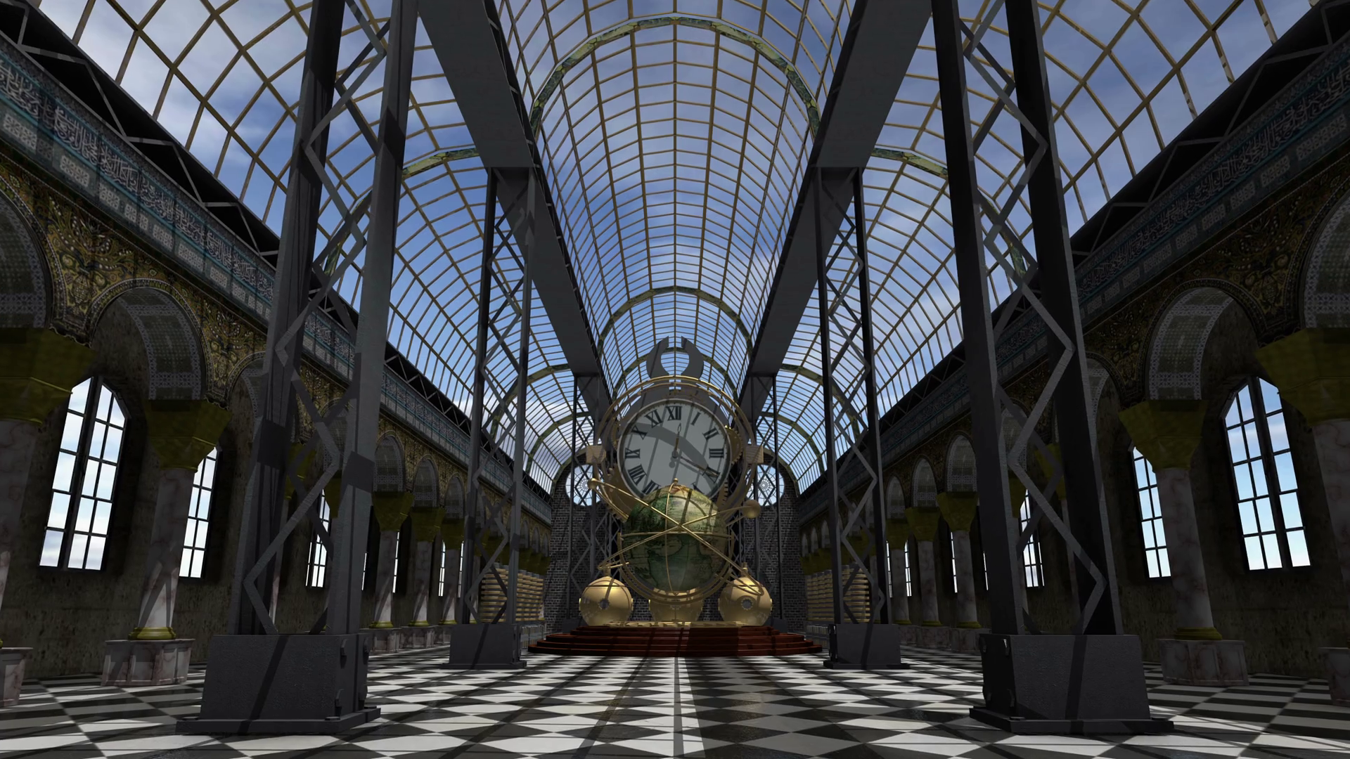 Animated Time Machine In Steam Punk Style 4k Stock Motion Graphics SBV ...