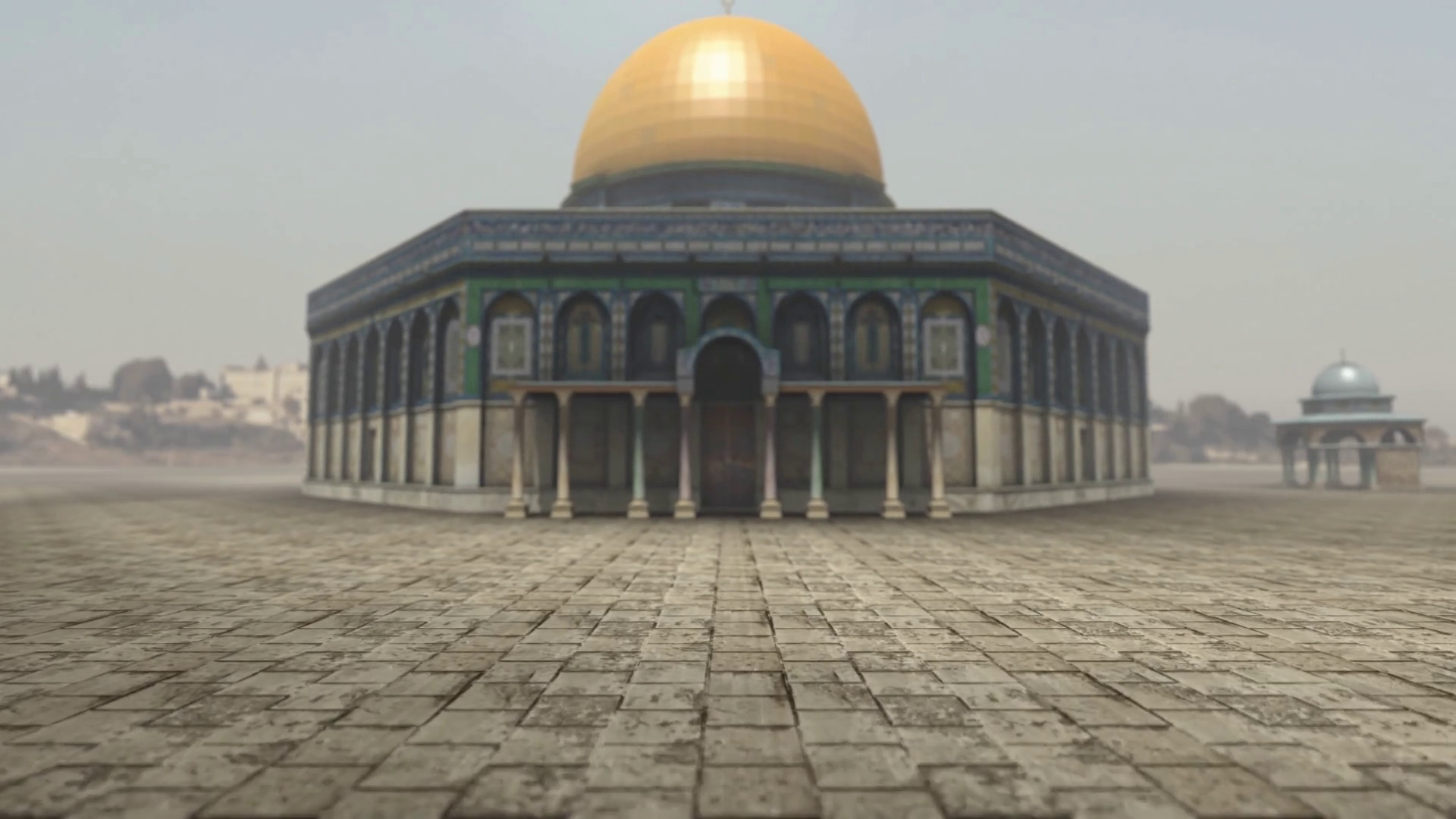 Animation Of Dome Of Rock In Jerusalem Stock Motion Graphics SBV ...