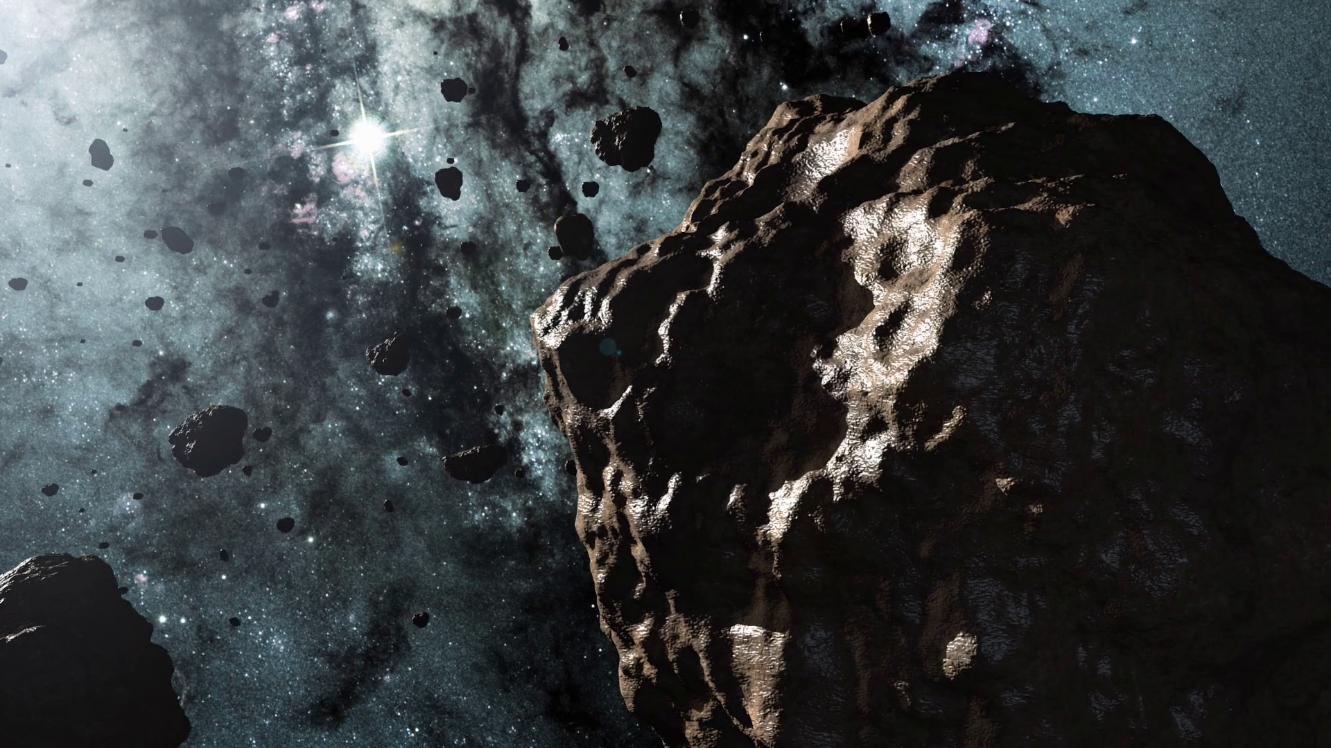 Asteroids Planet 3d Animation Stock Motion Graphics SBV-313147582 ...