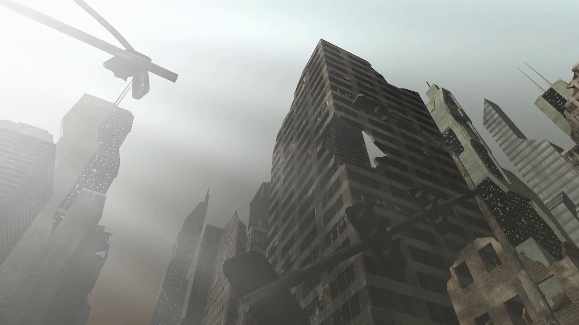 Collapsing Building In Animated City Stock Motion Graphics SBV ...