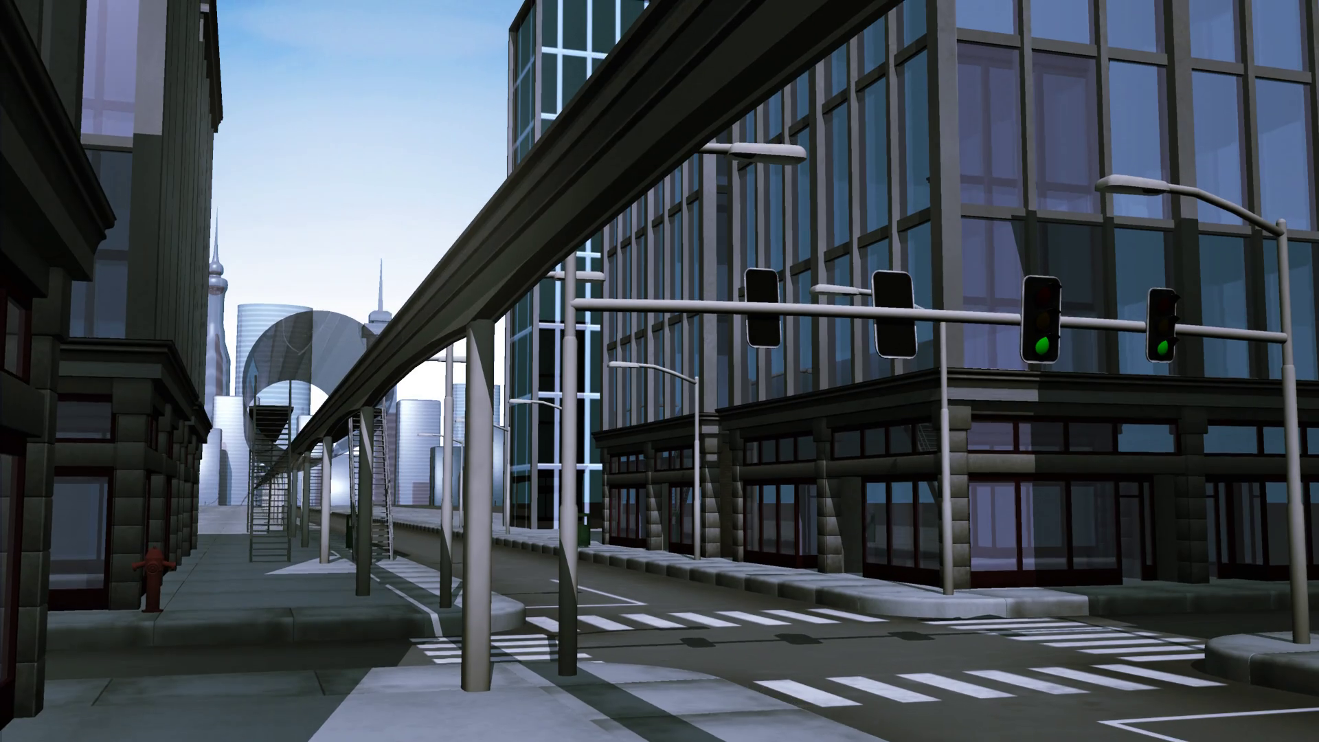 Monorail In City Animation Stock Motion Graphics SBV-313159000 ...