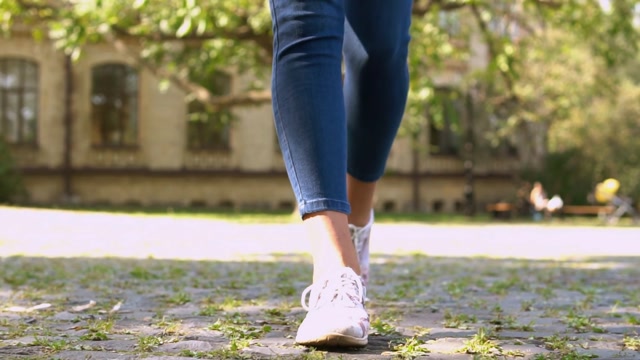 Tight Jeans Walk Black Woman Stock Footage: Royalty-Free Video Clips ...