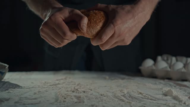 HAND BREAKING BREAD Stock Footage: Royalty-Free Video Clips - Storyblocks
