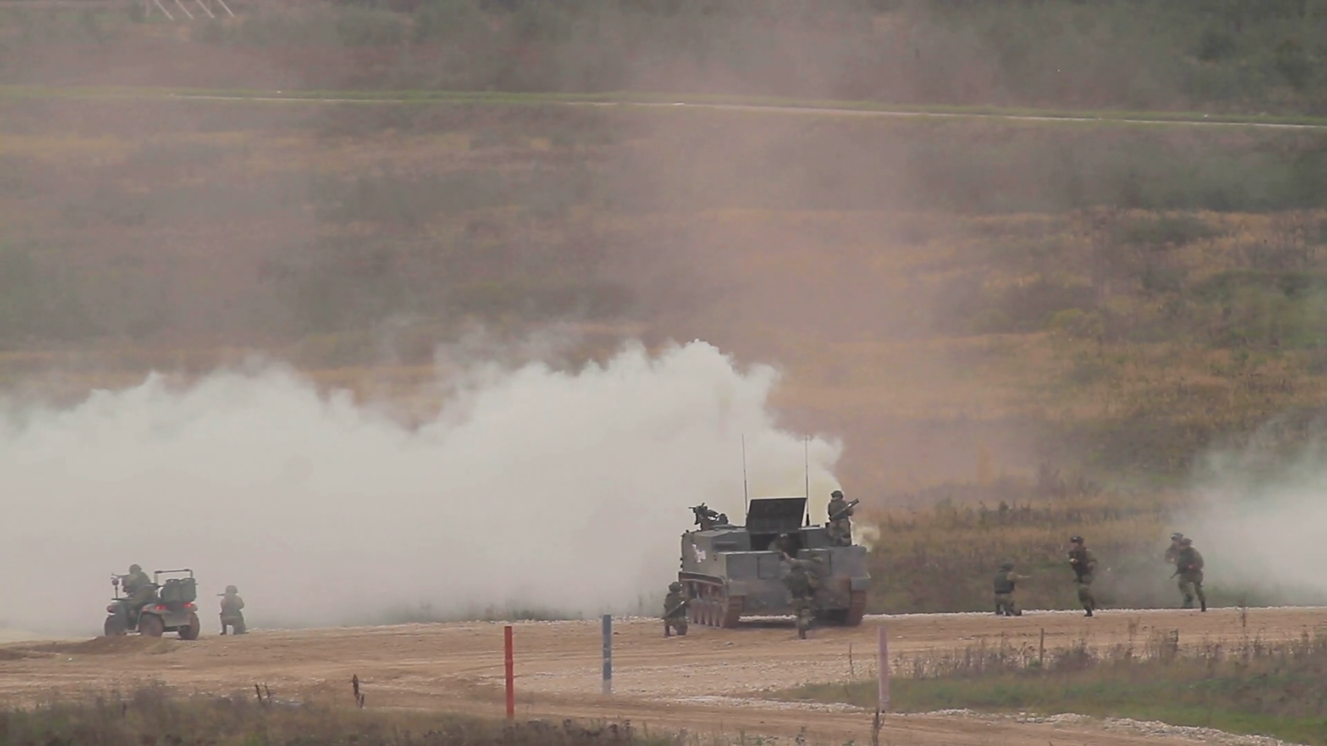 Russian Special Forces Soldiers Move Around Stock Footage SBV-346915877 ...