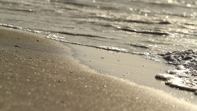 Waves On Sand Beach Animation Stock Footage: Royalty-Free Video Clips ...