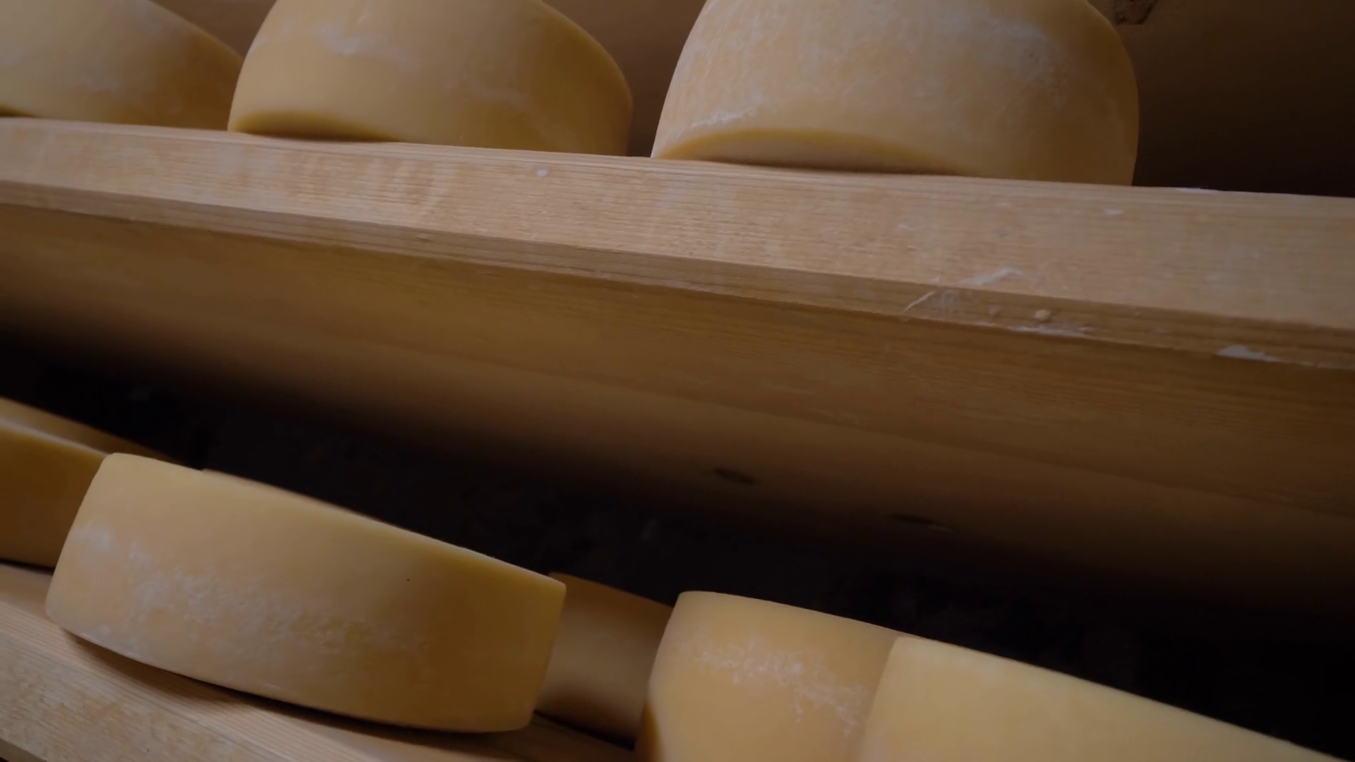 Delicious Cheese In Swiss Cheese Factory Stock Footage SBV-333321592 ...
