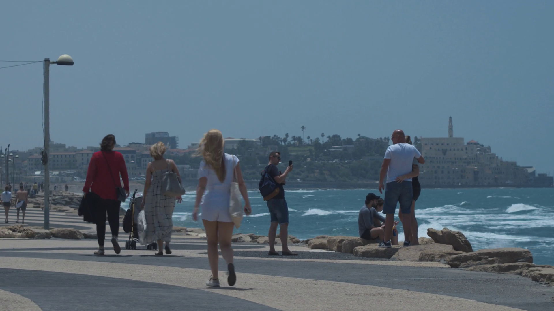Israel Urban Projects Tel Aviv Waterfront Stock Footage SBV-346760333 ...